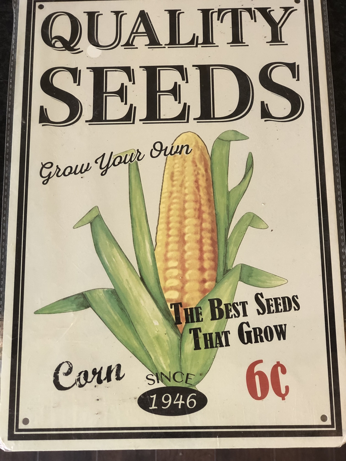 Ad sign flower/seeds ass. - D and M Garden Centre