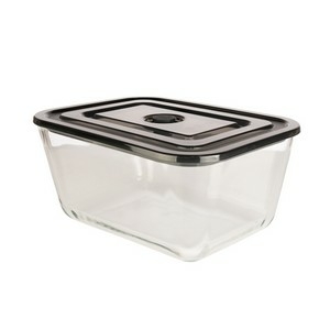 &AGAIN GLASS RECTANGULAR STORAGE CONTAINER - D and M Garden Centre