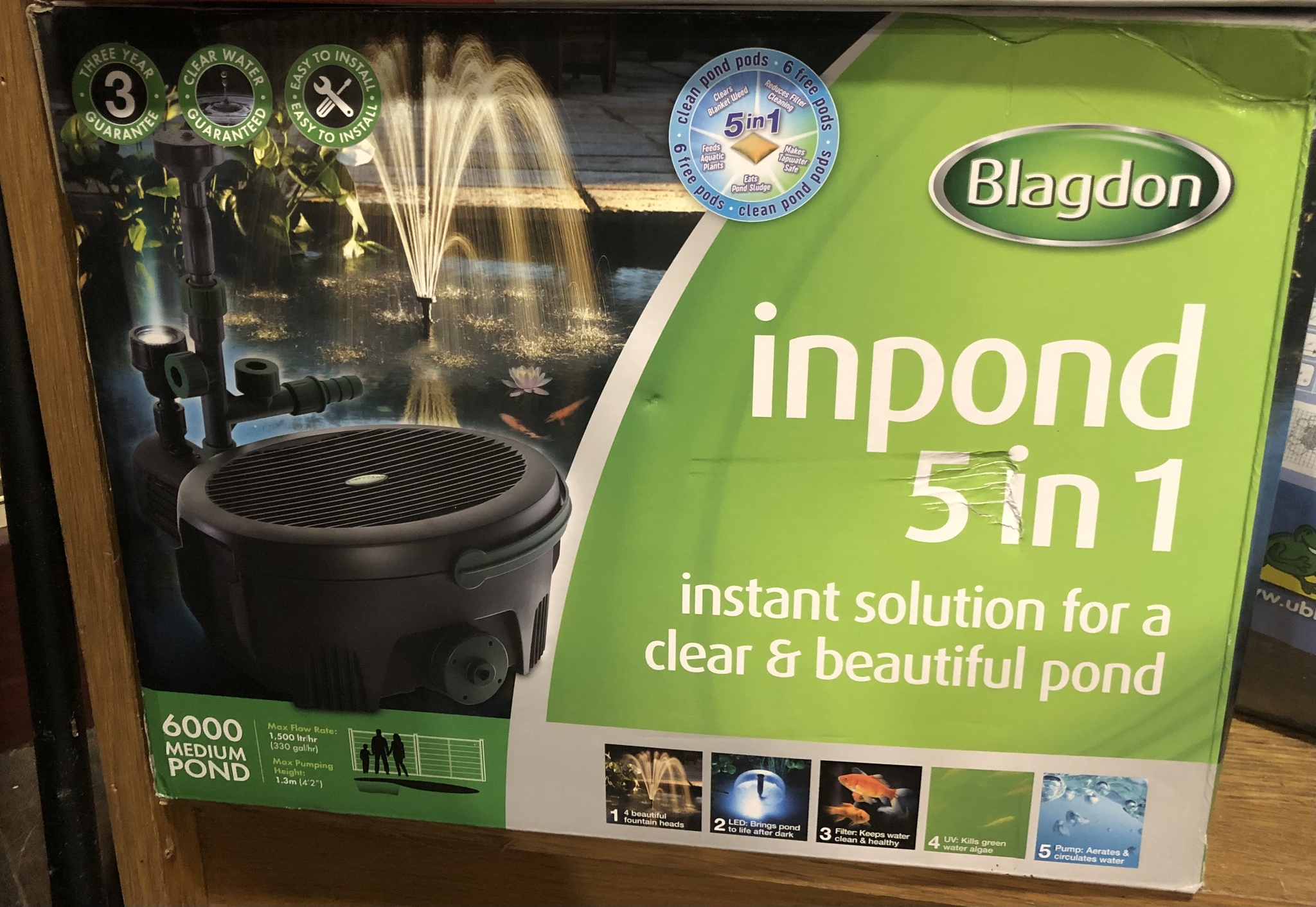 BD Inpond 5 In 1 6000 - D and M Garden Centre