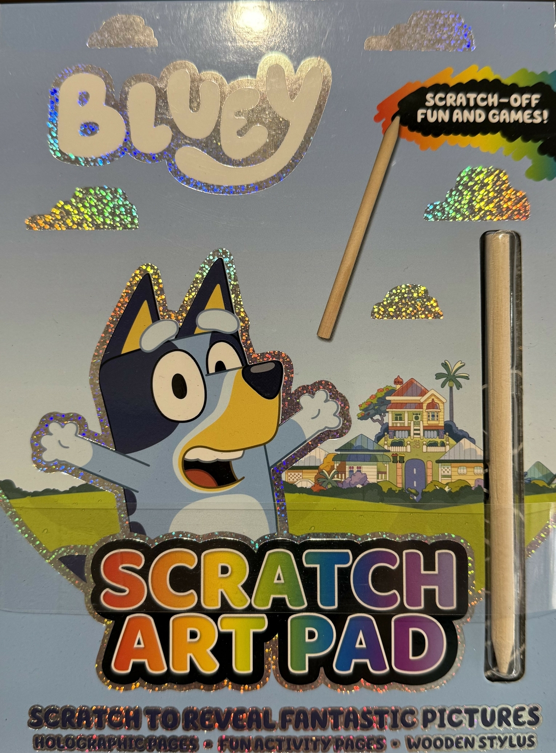 Bluey Scratch Art Pad - D and M Garden Centre