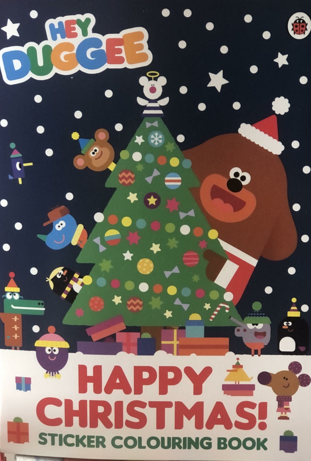 Christmas Hey Duggee Sticker - D and M Garden Centre