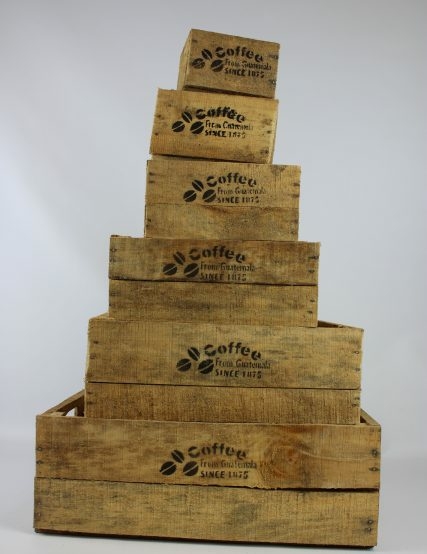 Crates, coffee Set of 6 - D and M Garden Centre