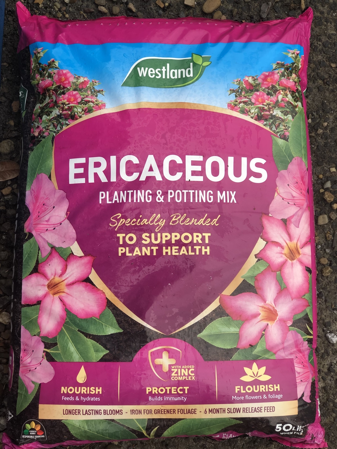 Ericaceous Planting & Potting Mix 50Litres - D and M Garden Centre