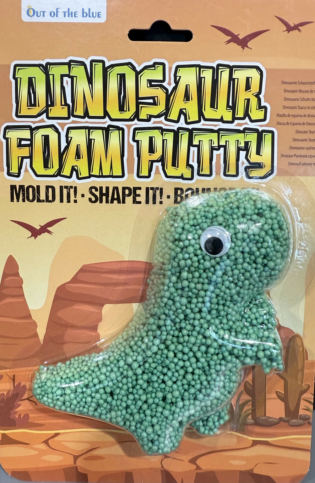 Foam Putty, Dinosaur - D and M Garden Centre