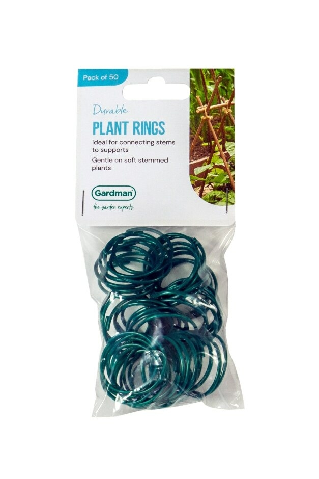 GM PVC Coated Plant Rings 50pk - D and M Garden Centre