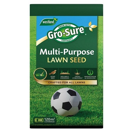 Gro-sure Multi Purpose Lawn Seed 120 - D and M Garden Centre