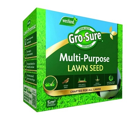 Gro-sure Multi Purpose Lawn Seed 5 - D and M Garden Centre