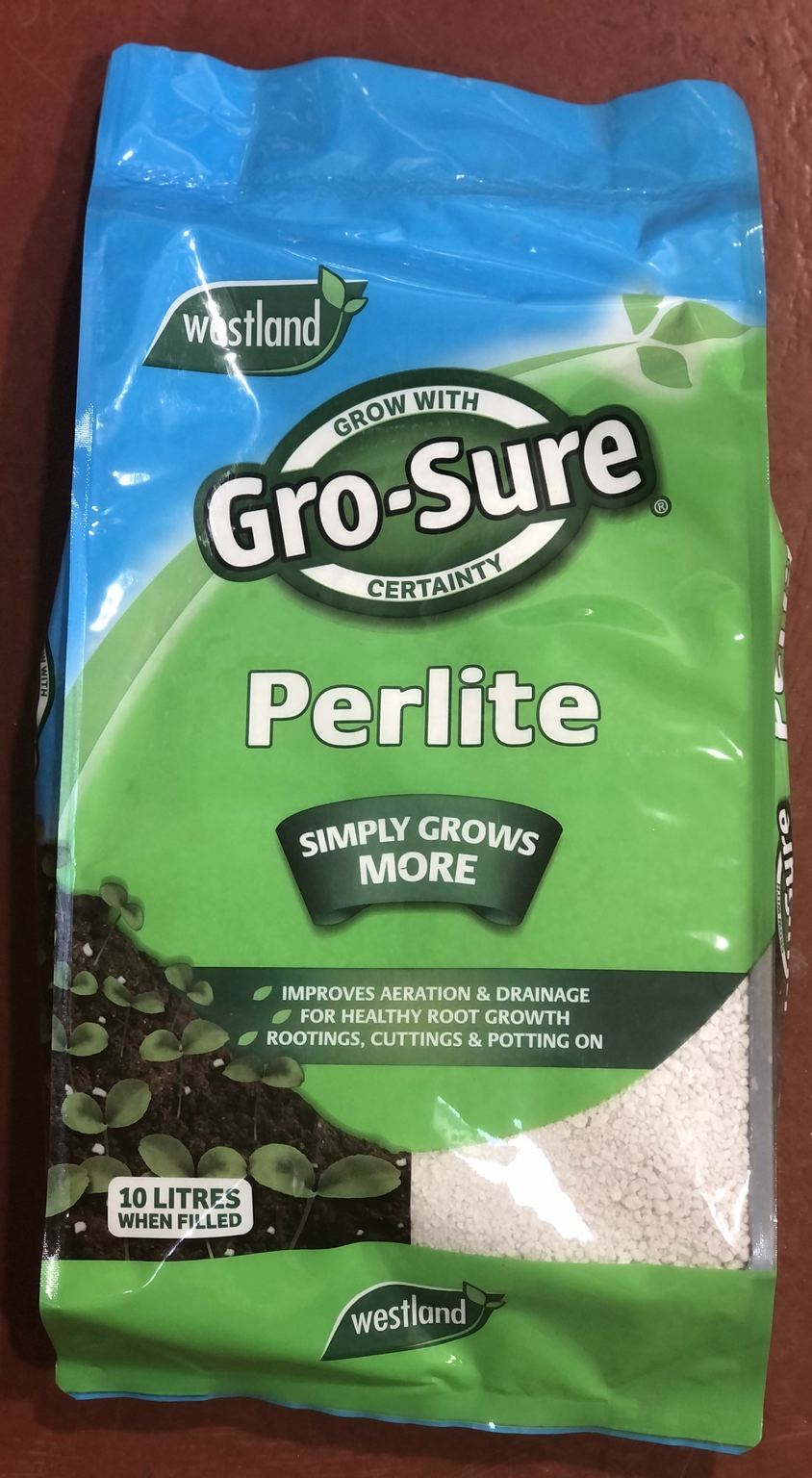 Gro-Sure Perlite (Pouch) 10L - D and M Garden Centre