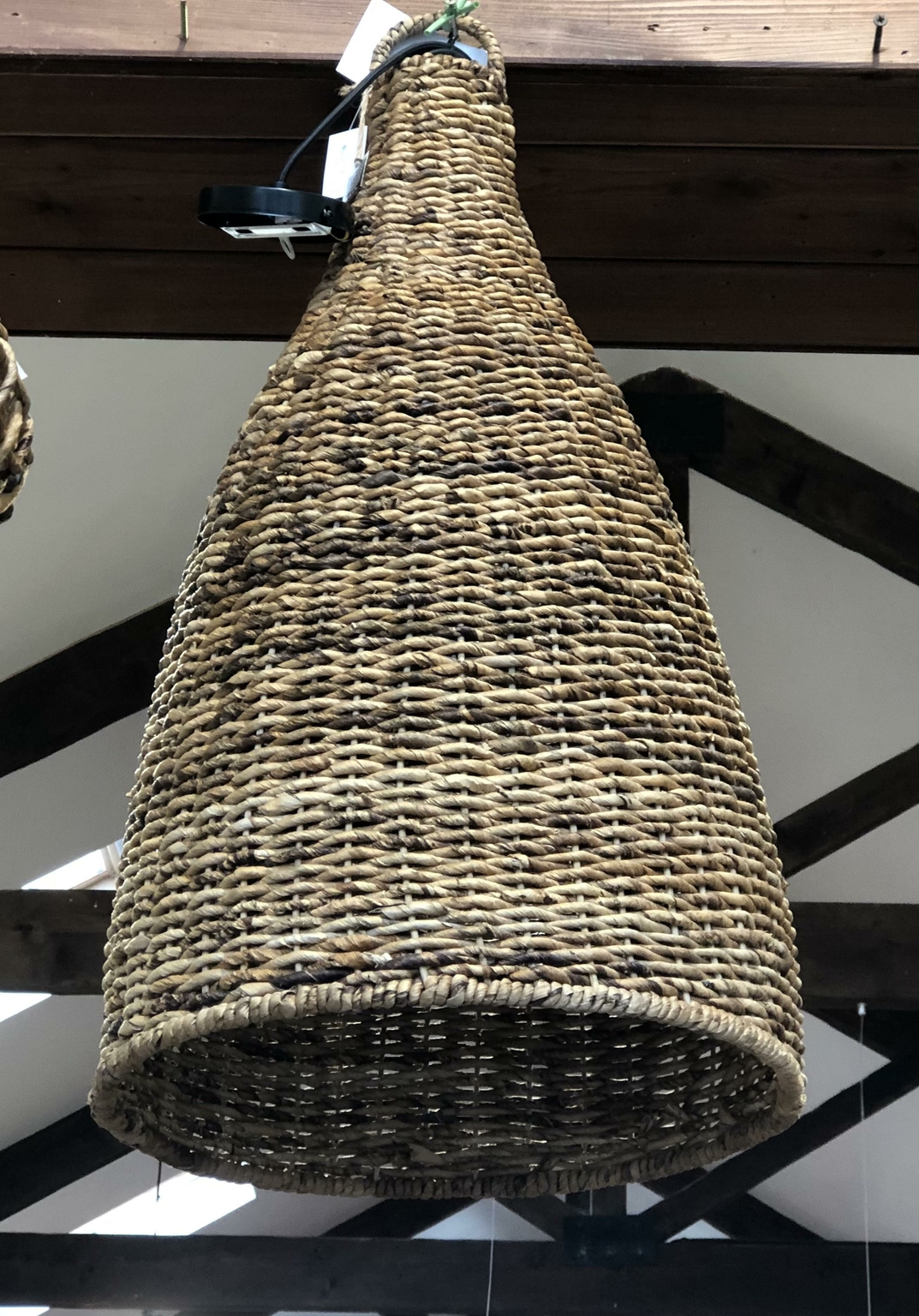 Lamp Abaca Natural d41h71cm - D and M Garden Centre