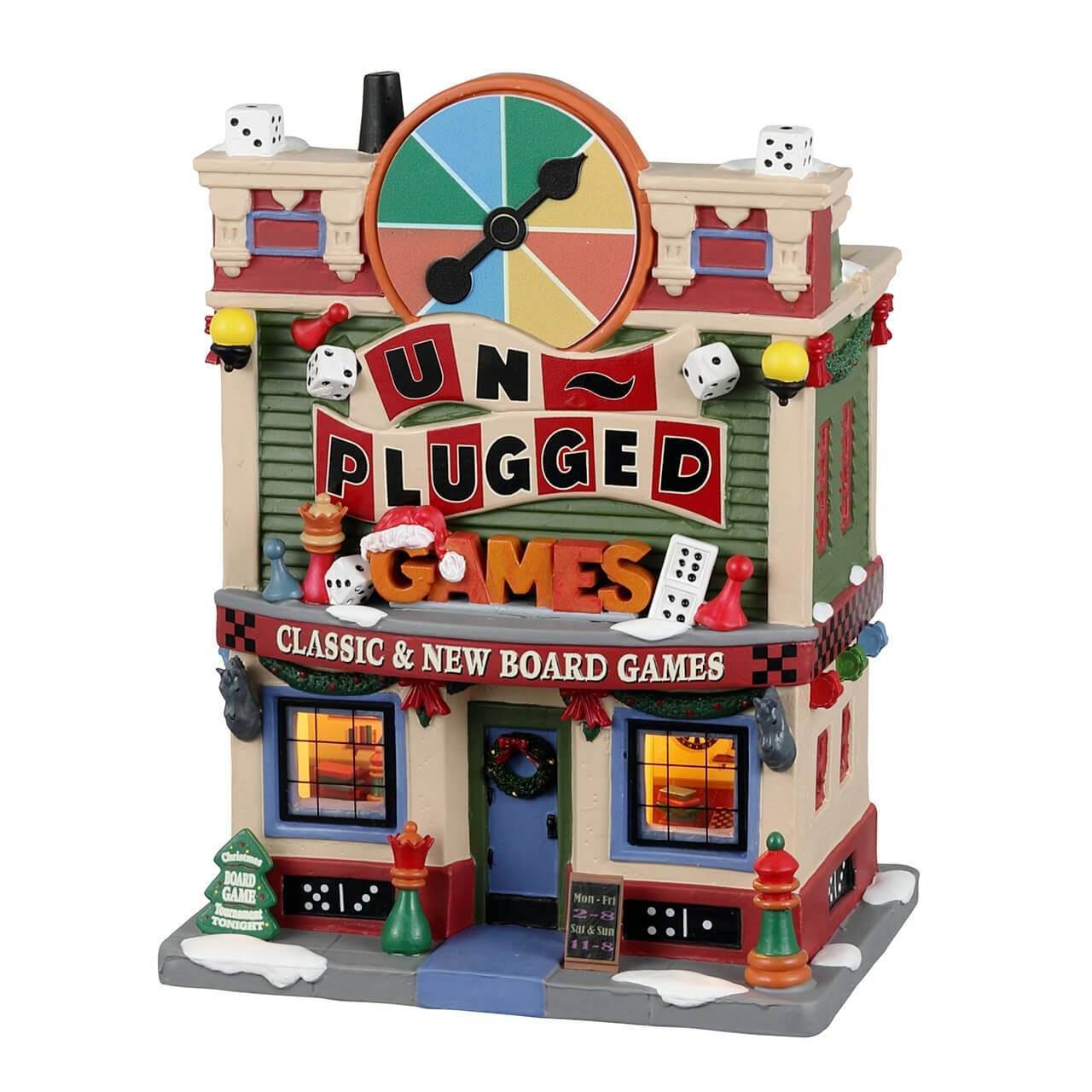 Lemax - UNPLUGGED GAMES B/O LED - D and M Garden Centre