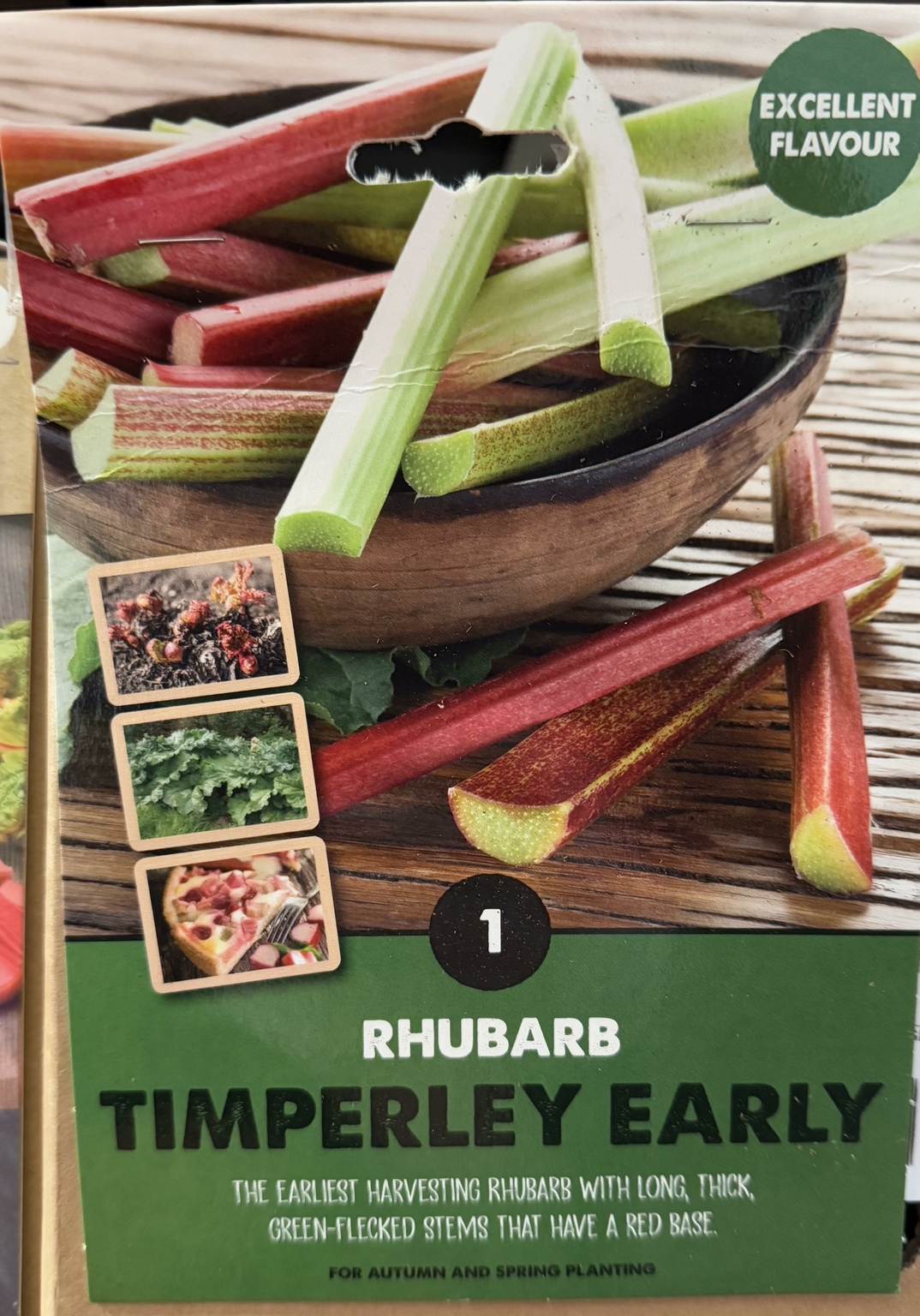 RHUBARB TIMPERLEY EARLY - D and M Garden Centre