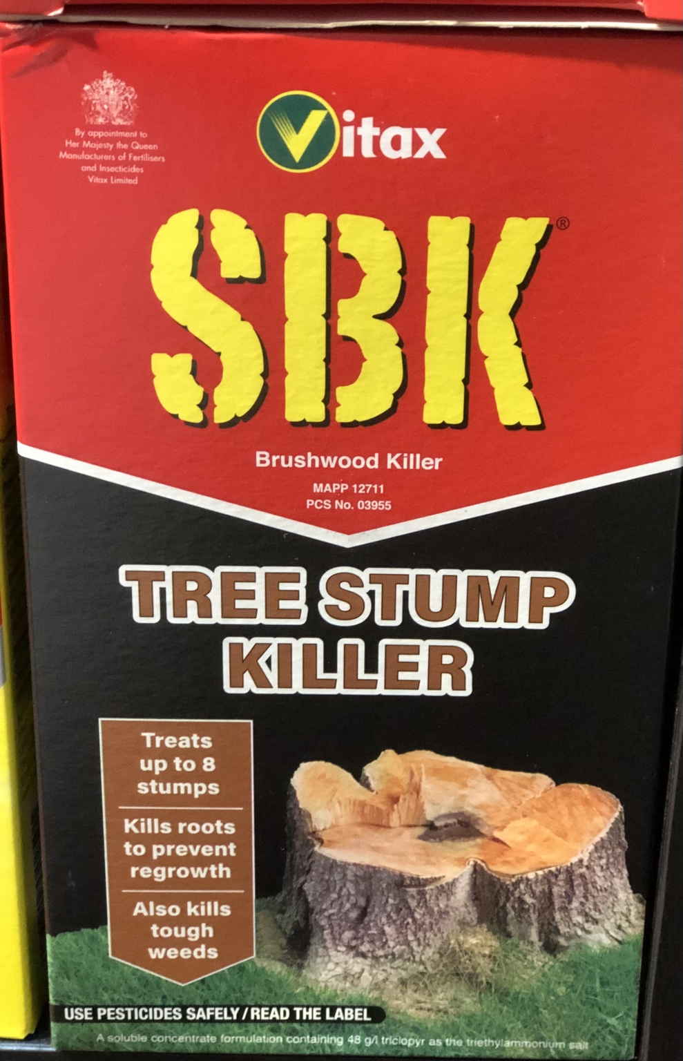 SBK Tree Stump Killer 250ml - D and M Garden Centre