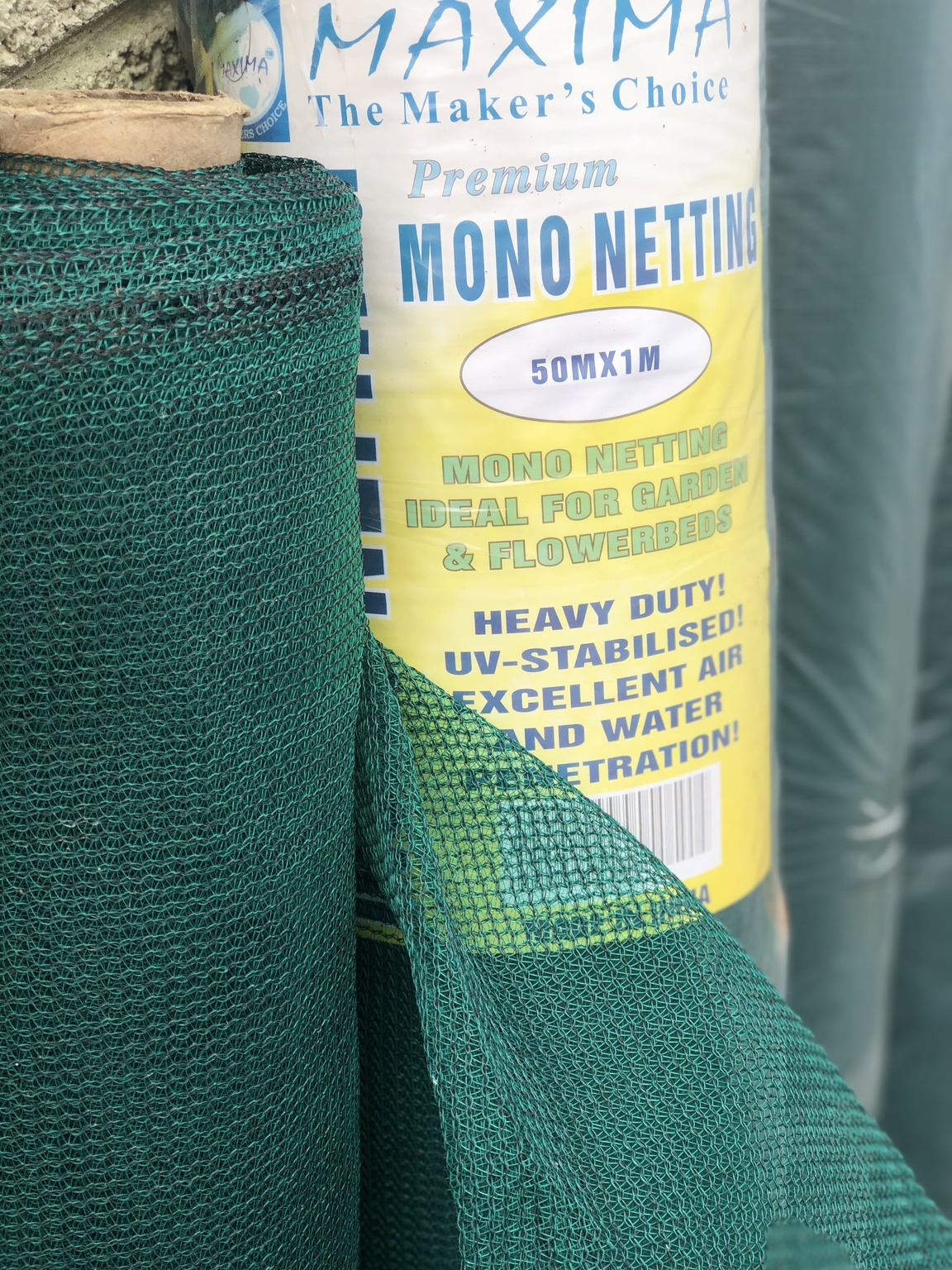 SHELTER NET MONO 50X1M - D and M Garden Centre