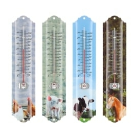 Thermometer Assorted Farm Animals - D and M Garden Centre